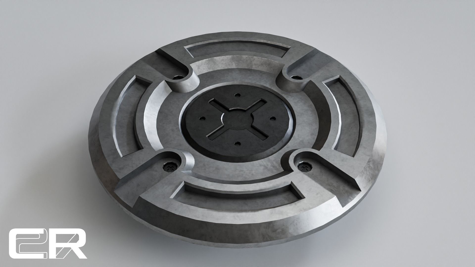 3D model Sci-Fi Prop Disk Design VR / AR / low-poly | CGTrader