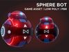 3D model SPHERE BOT - LOWPOLY - PBR VR / AR / low-poly | CGTrader