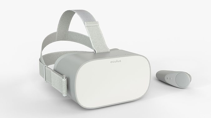 Oculus Go Headset with Controller 3D model | CGTrader