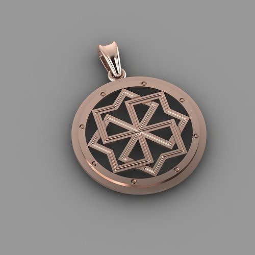 pentogram pendant p0005 3D model 3D printable | CGTrader