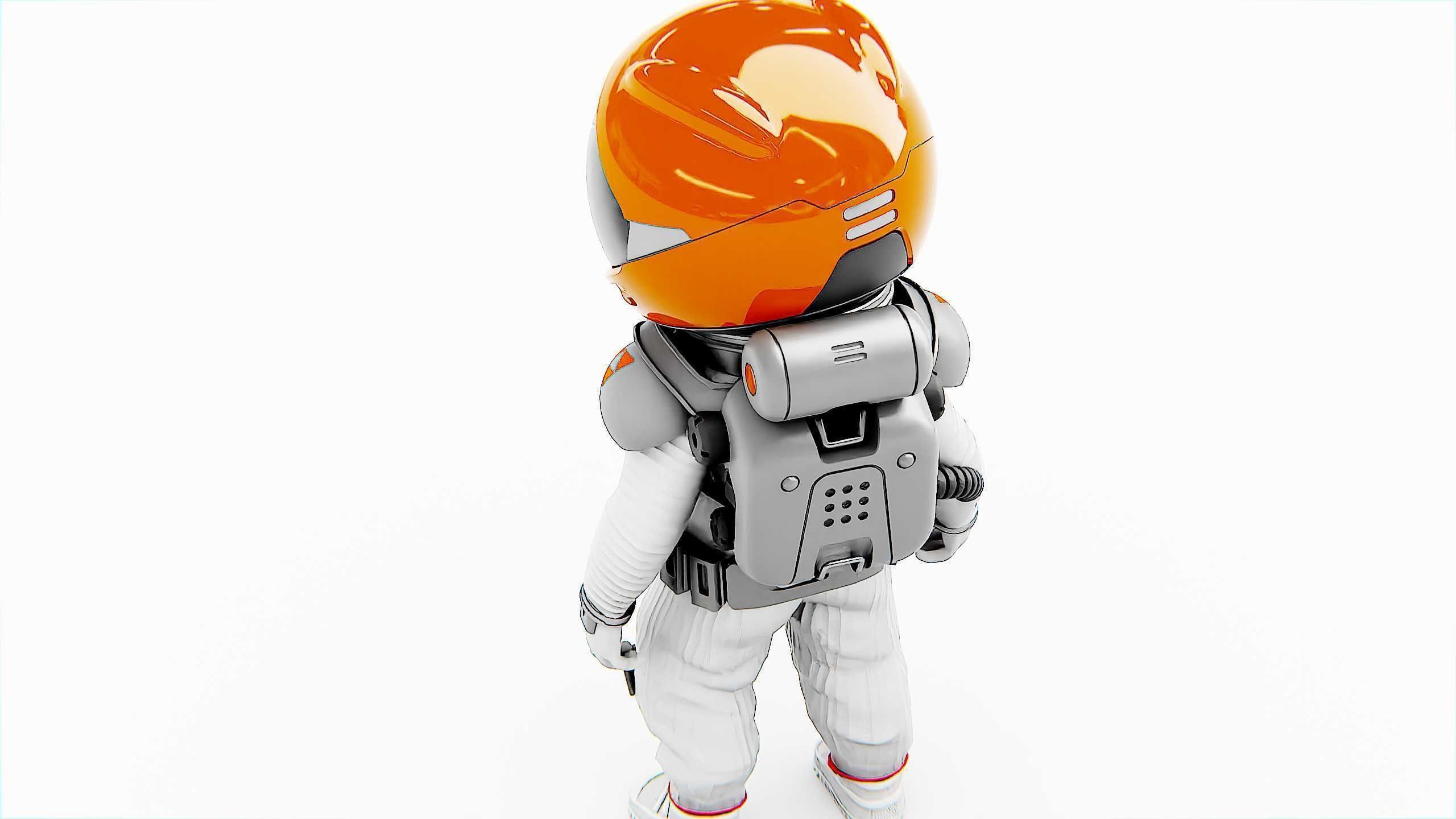 TOON ASTRONAUT F-C Rigged for Unreal Engine - Unity - MIXAMO 3D model ...
