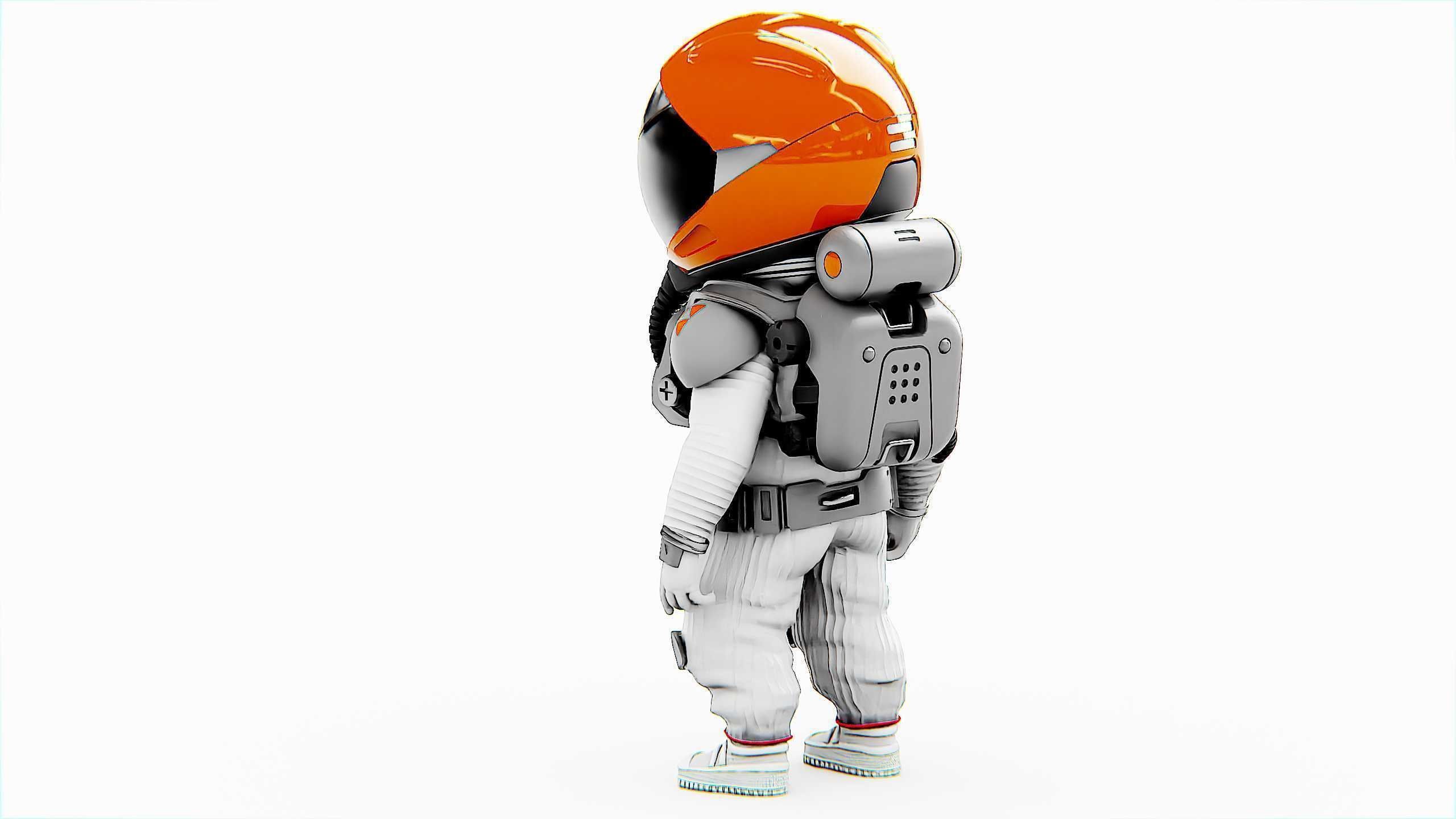 TOON ASTRONAUT F-C Rigged for Unreal Engine - Unity - MIXAMO 3D model ...