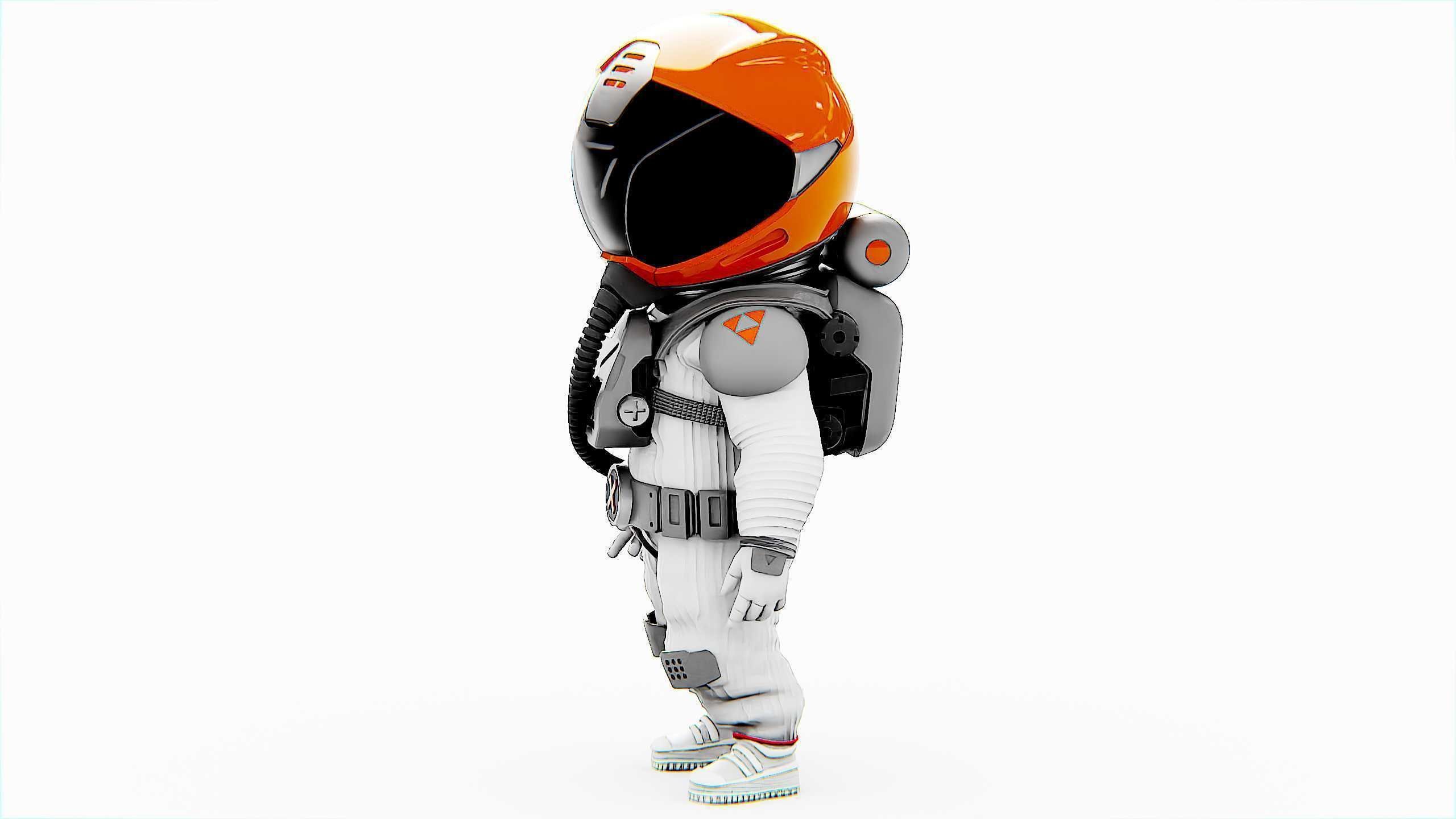 TOON ASTRONAUT F-C Rigged for Unreal Engine - Unity - MIXAMO 3D model ...