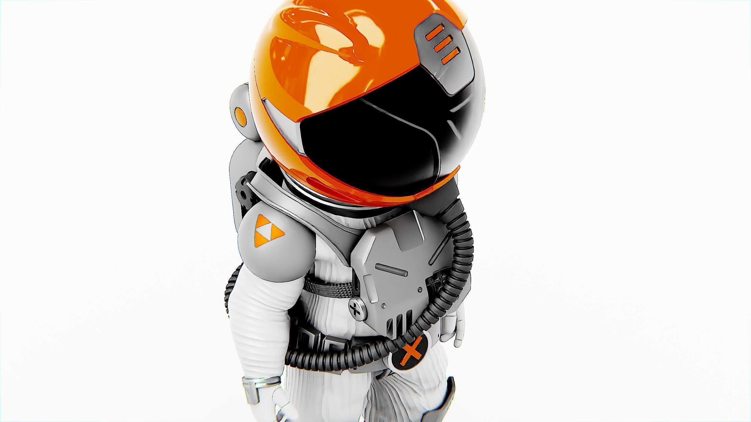 TOON ASTRONAUT F-C Rigged for Unreal Engine - Unity - MIXAMO 3D model ...