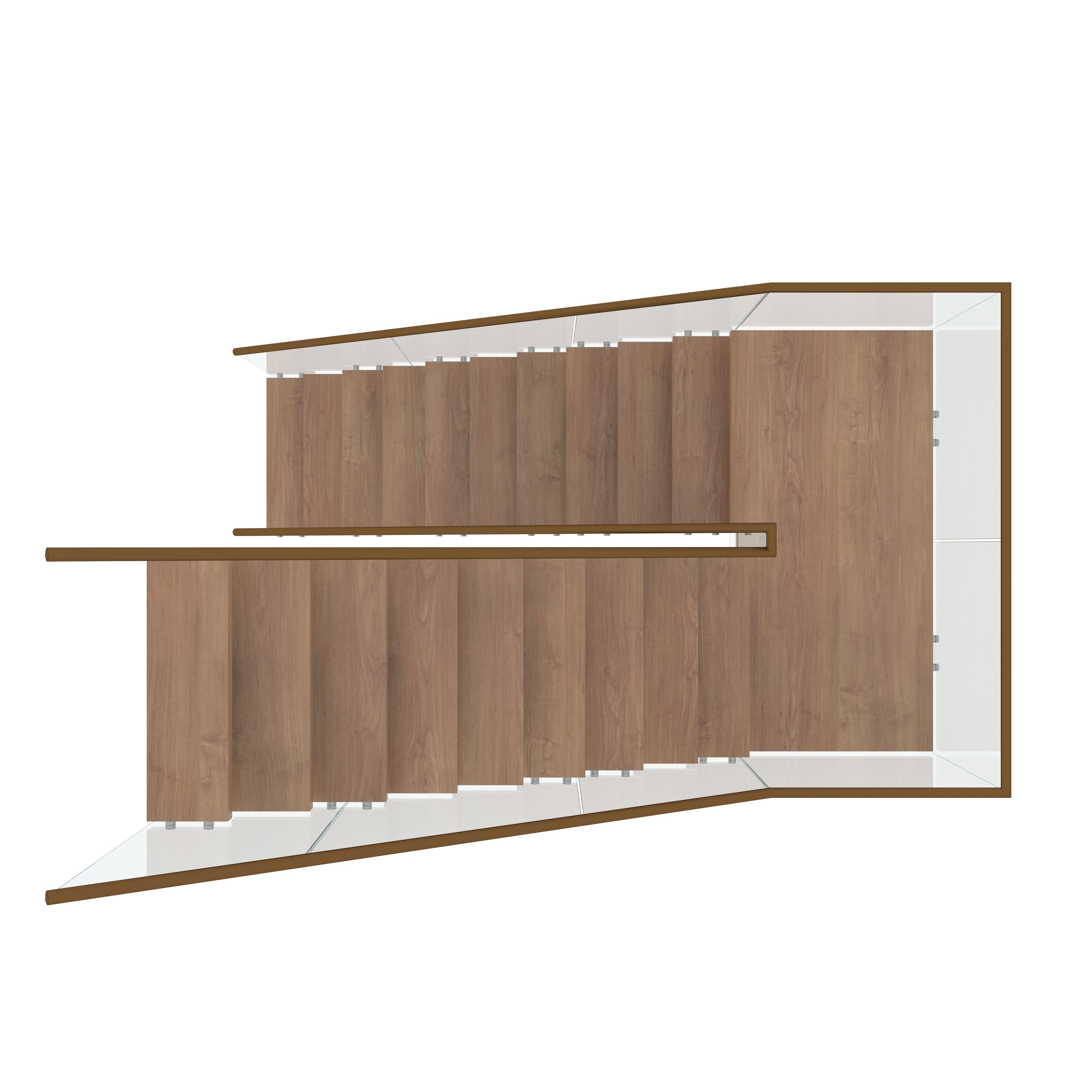 Steel Floating Stairs 3D model | CGTrader