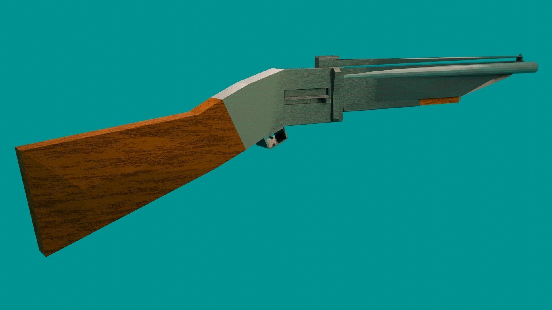 Stylized Lowpoly Shotgun free VR / AR / low-poly 3D model | CGTrader
