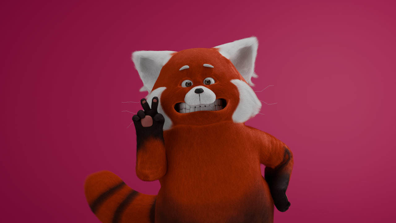 Turning red Disney PIXAR 3D model animated rigged | CGTrader