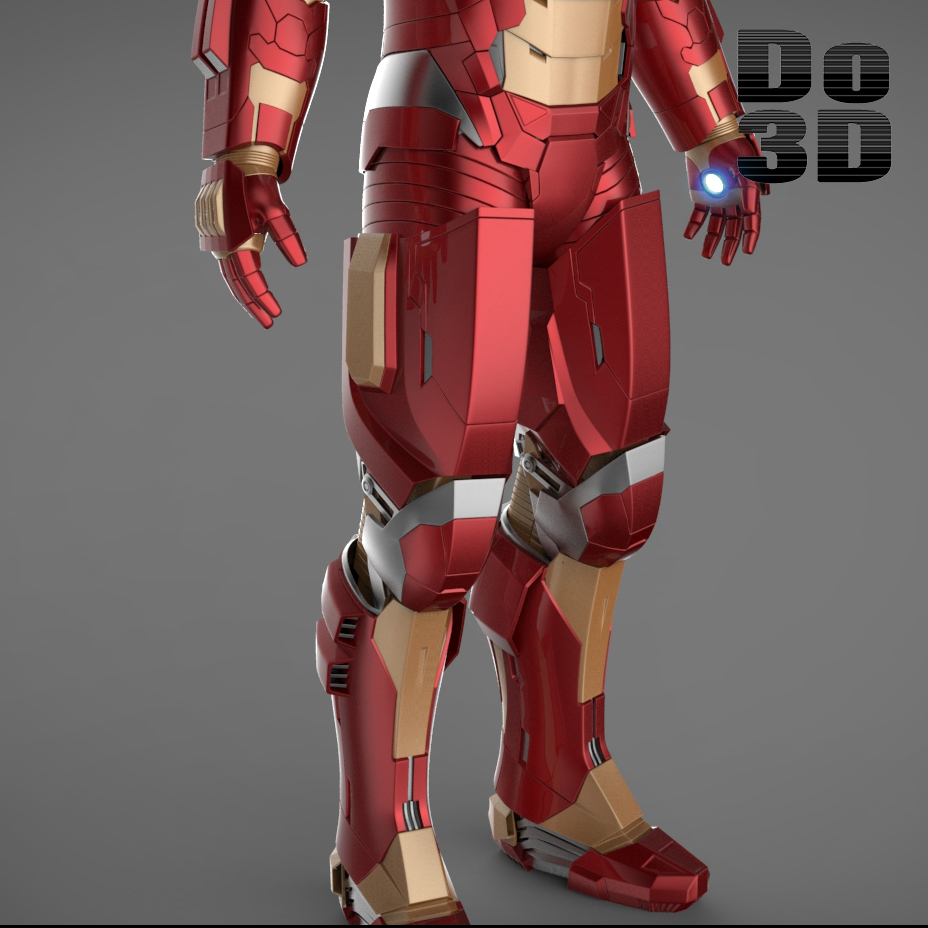 Iron Man 3 Suit - Mark 39 Gemini Mark 17 H... 3D Model .max .obj .3ds ...