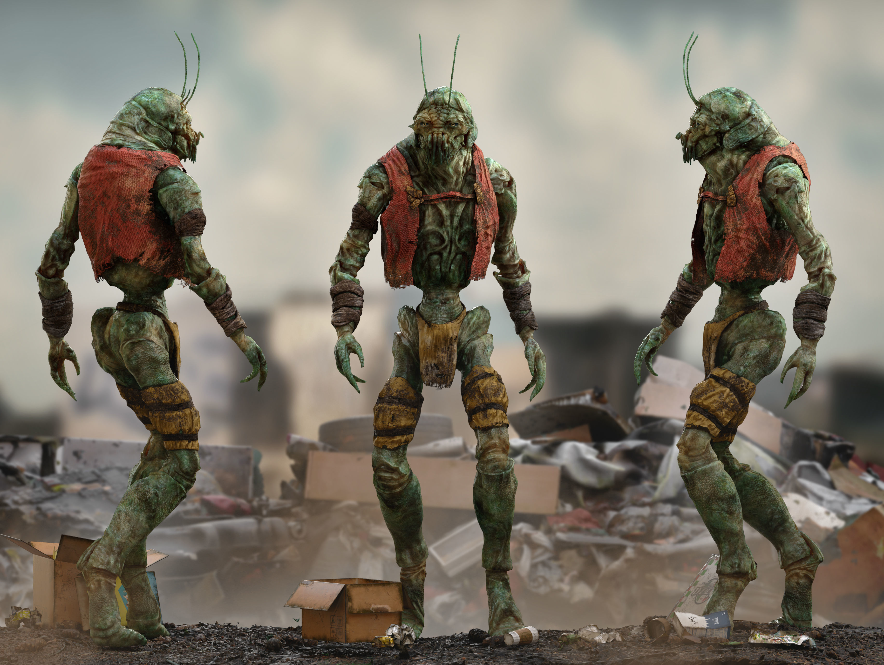 3D model Alien Prawn from District 9 VR / AR / low-poly | CGTrader