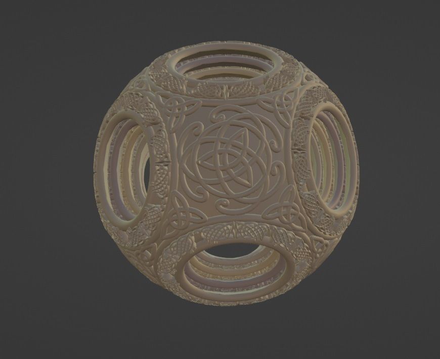 Devil Sphere 3D model 3D printable | CGTrader