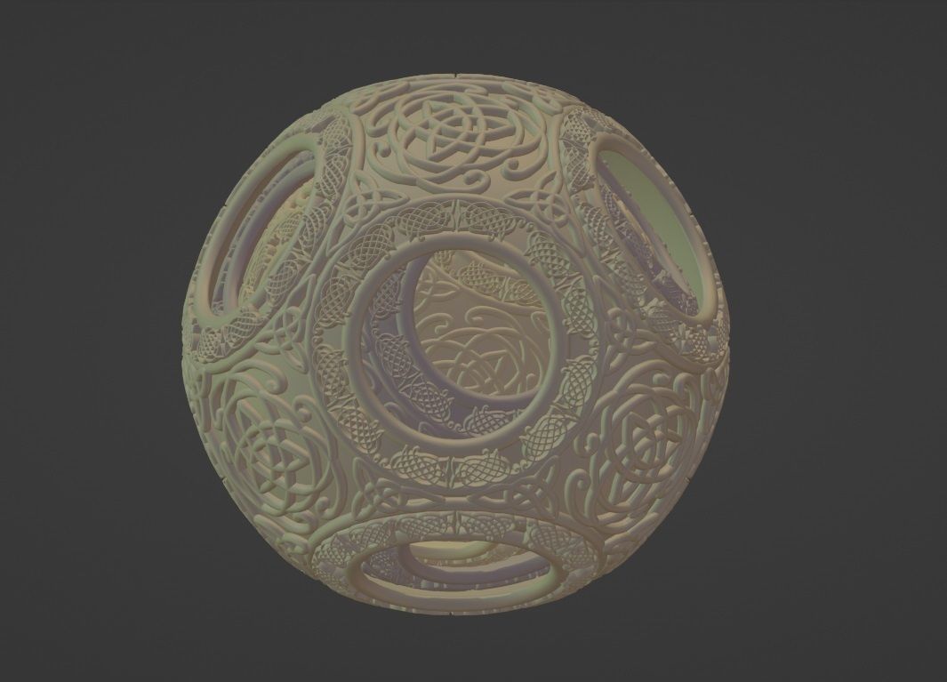 Devil Sphere 3D model 3D printable | CGTrader