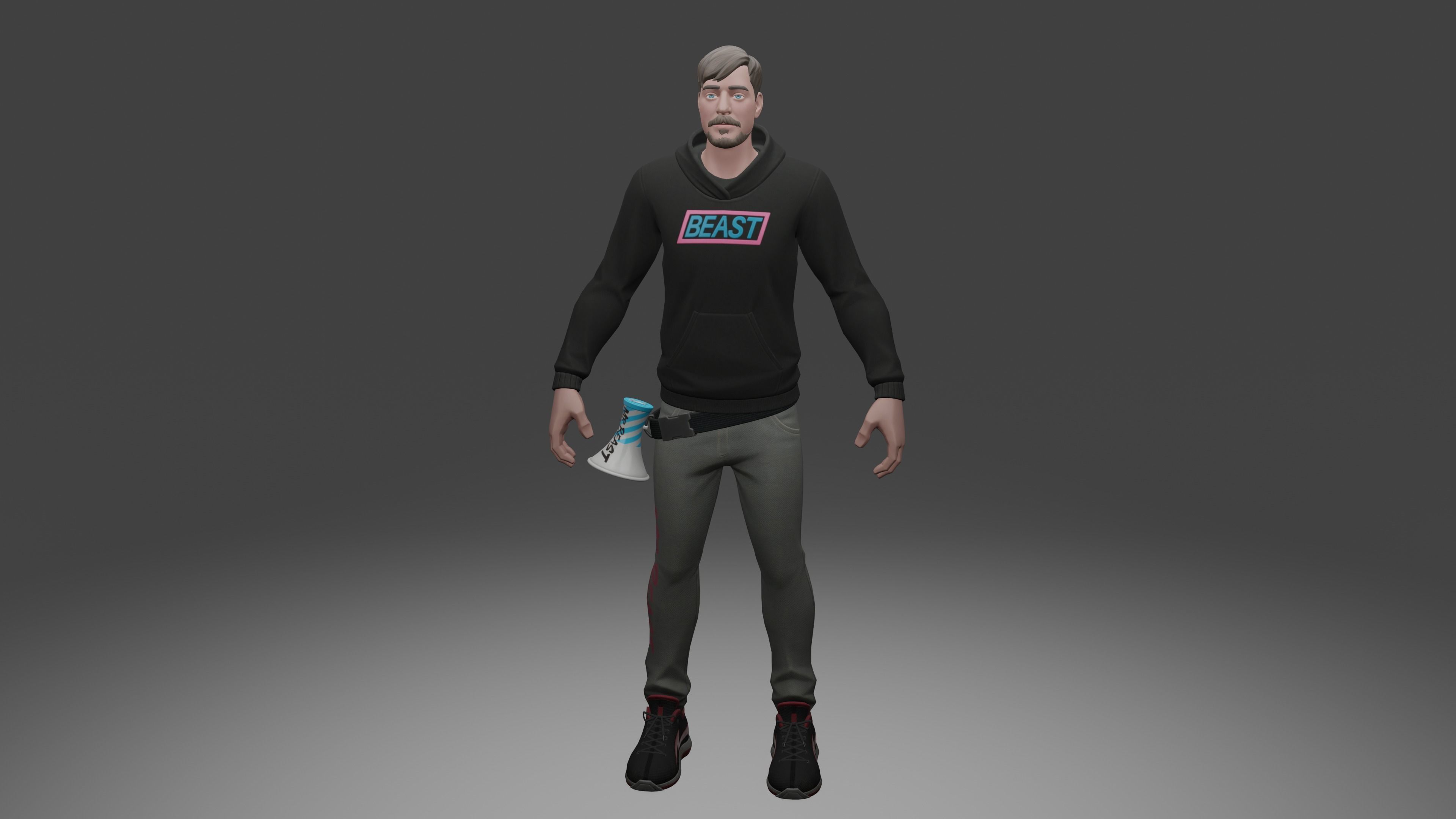 Mr Beast 3D model | CGTrader