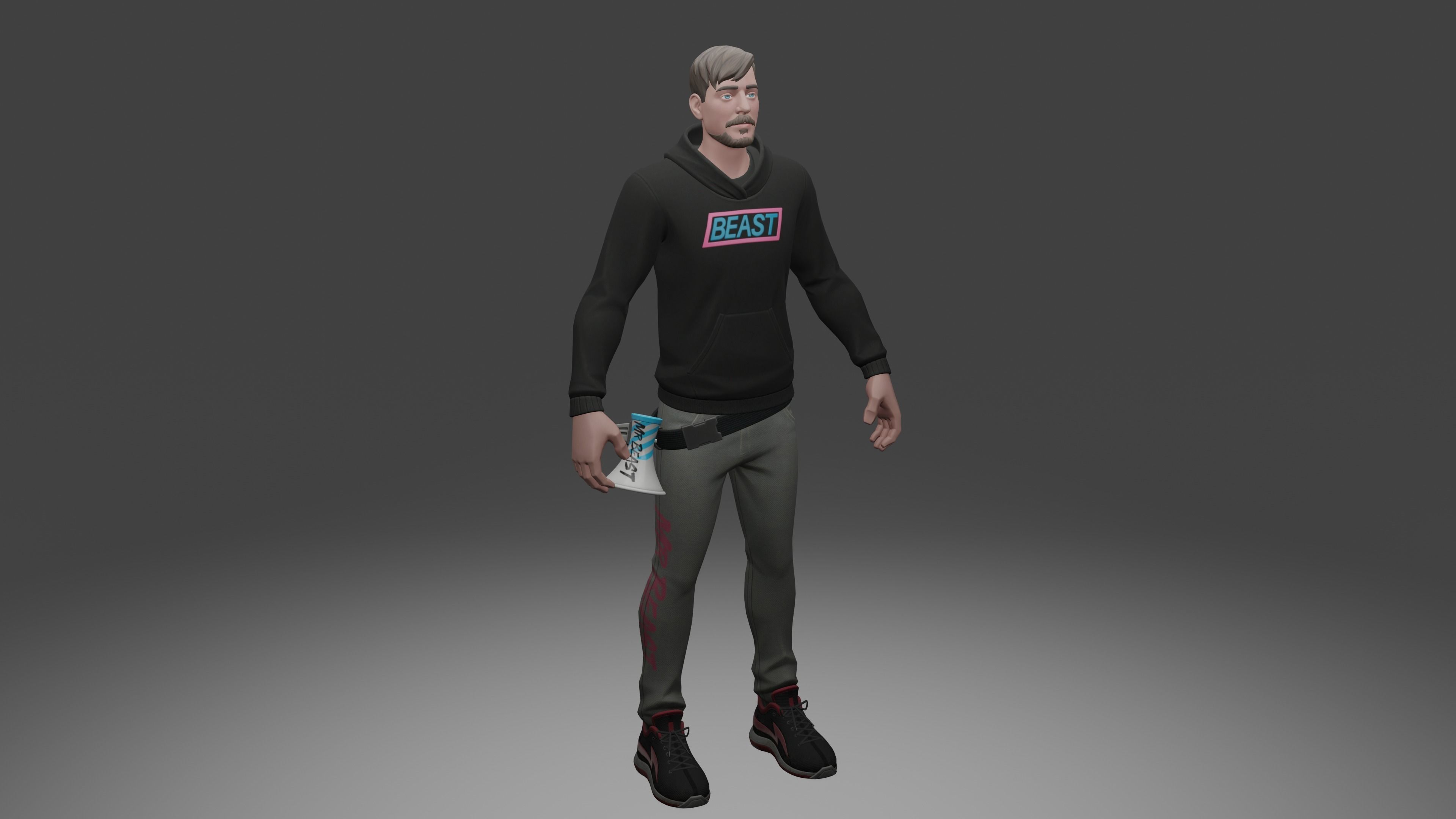 Mr Beast 3D model | CGTrader