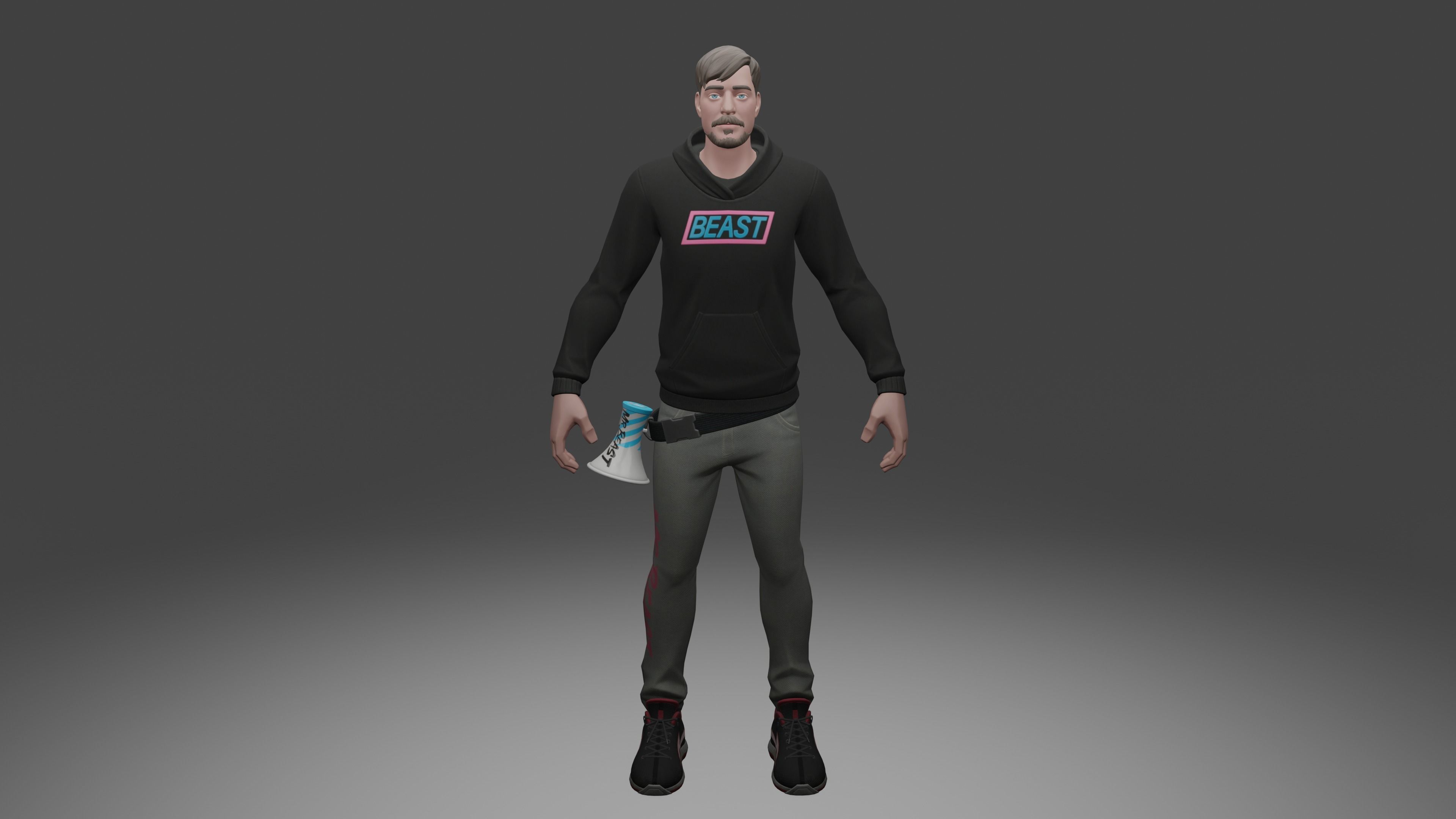 Mr Beast 3D model | CGTrader