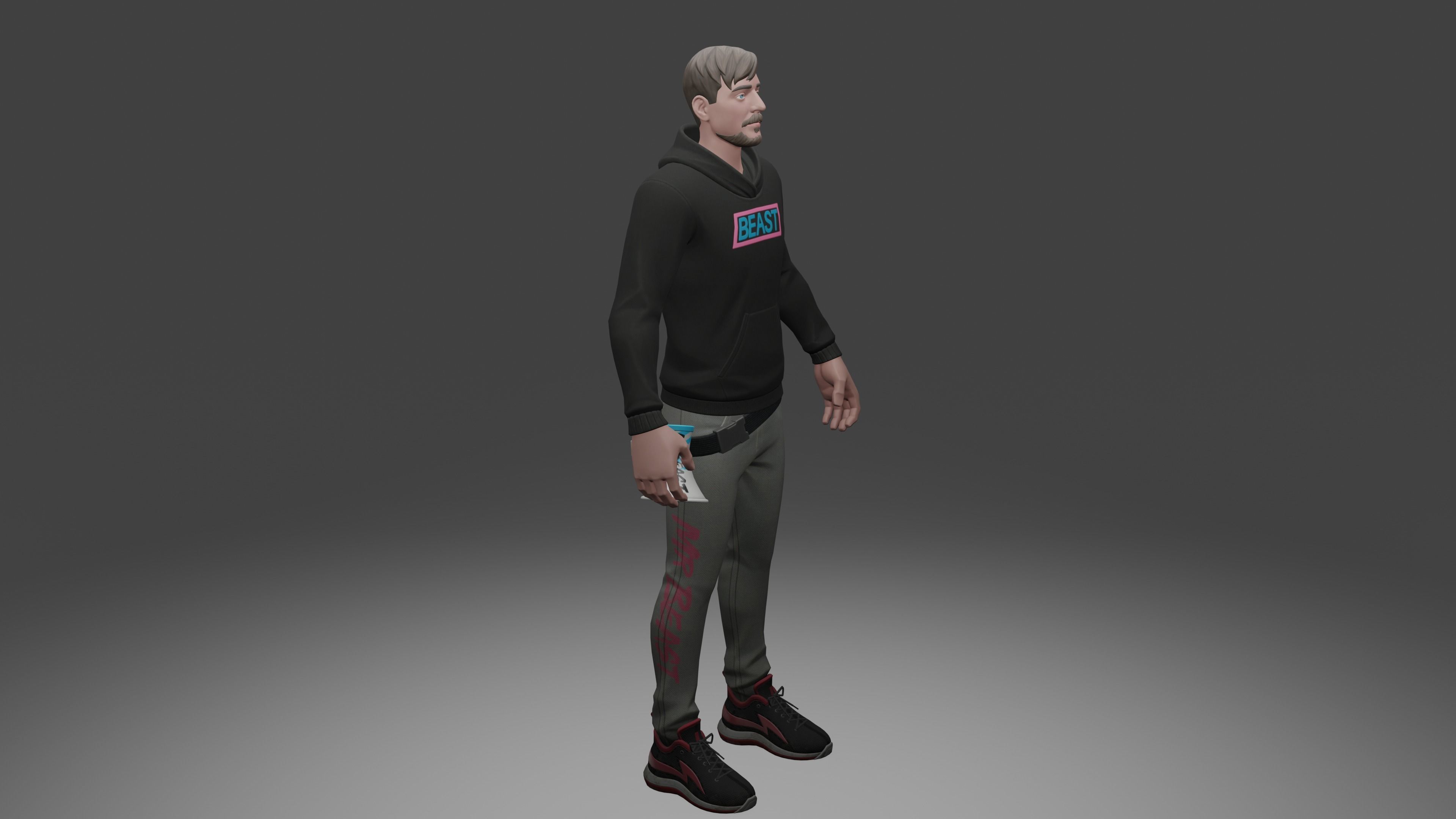 Mr Beast 3D model | CGTrader