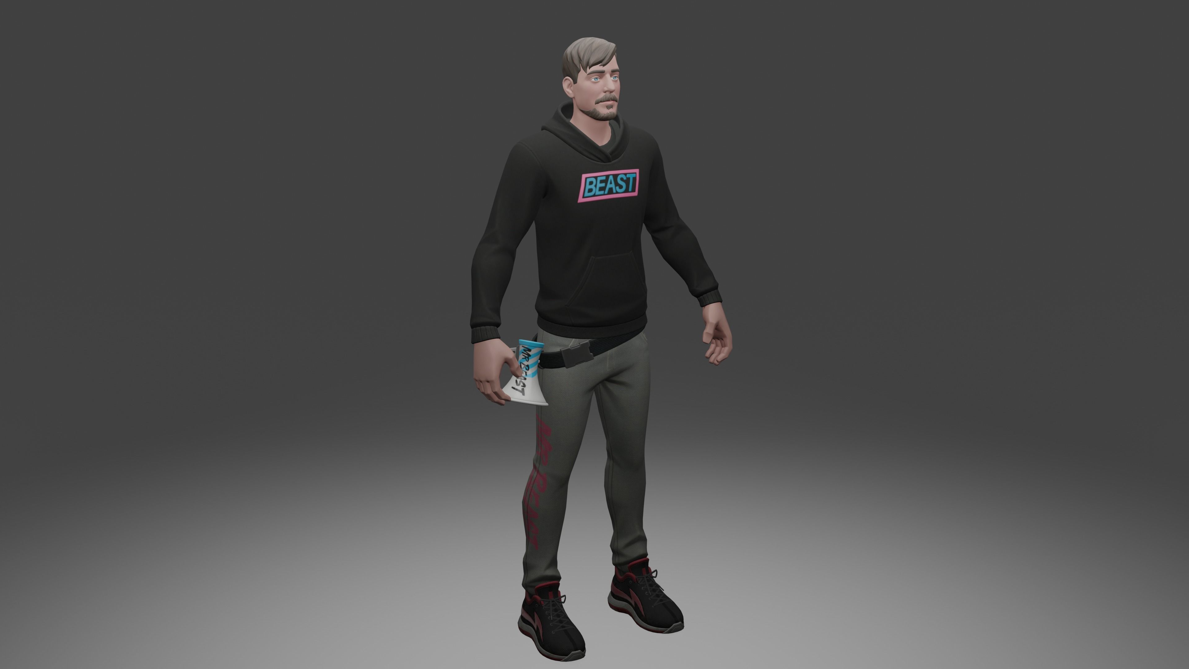 Mr Beast 3D model | CGTrader