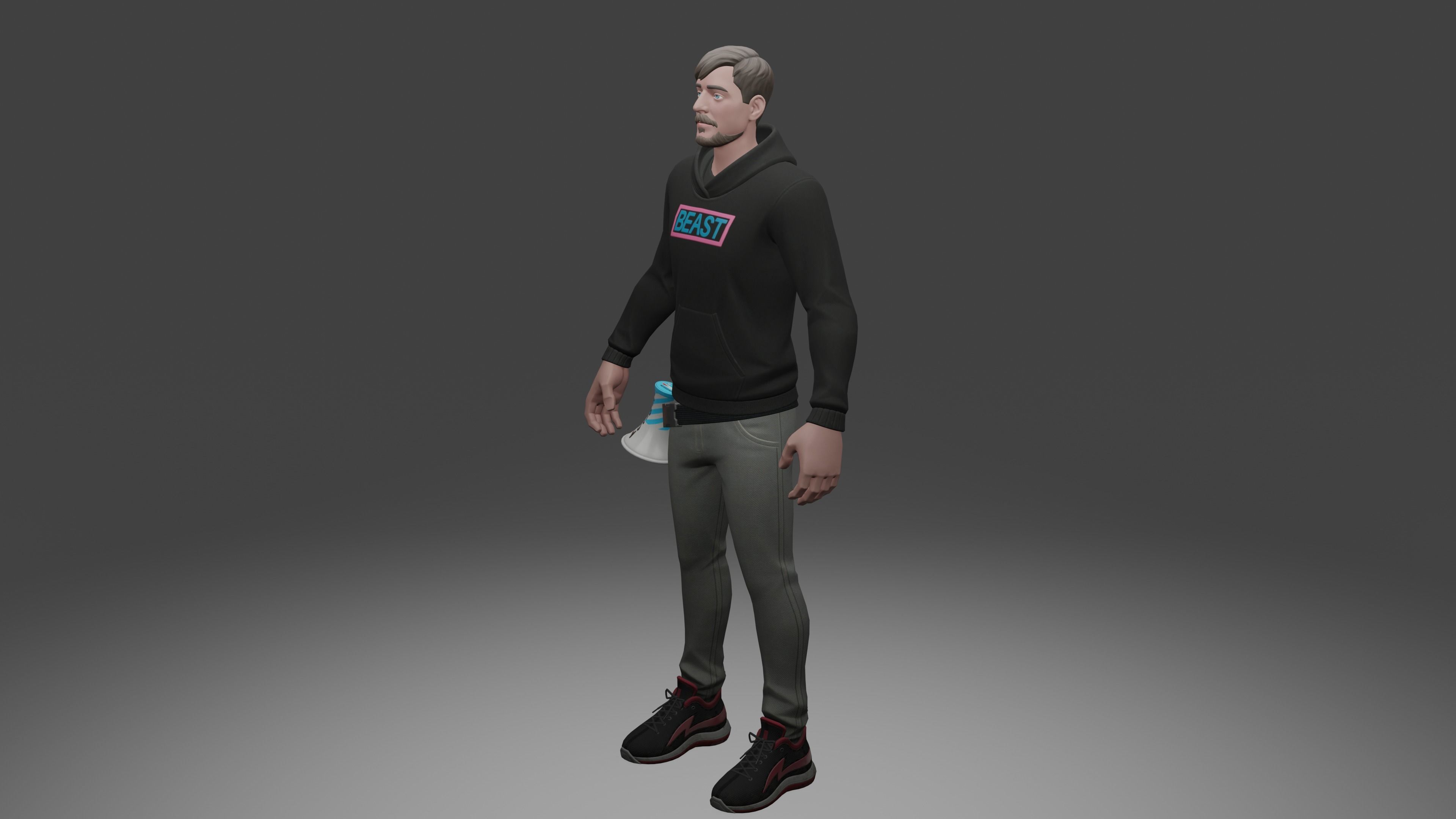 Mr Beast 3D model | CGTrader