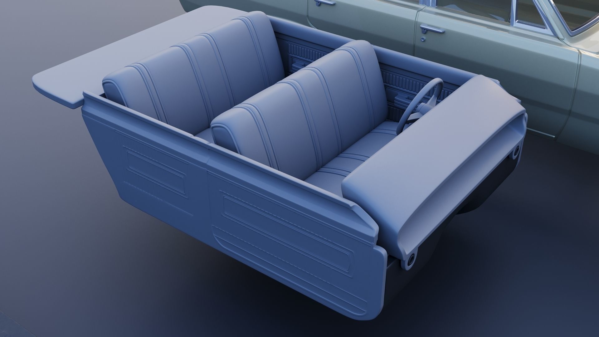 Plymouth Valiant 4 Door 1970 3D model 3D printable | CGTrader