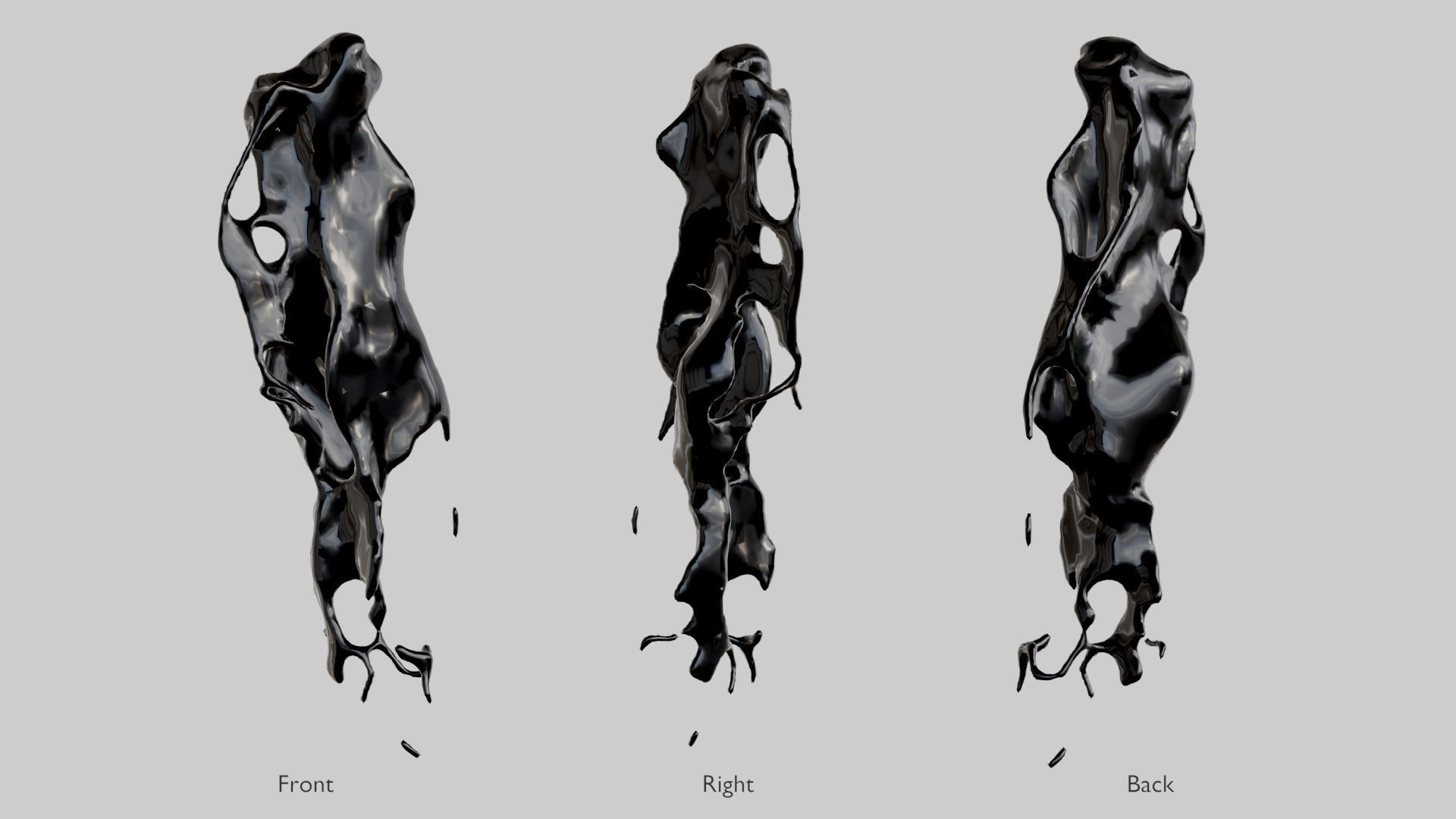 Liquid Drips Animation 3D model animated | CGTrader