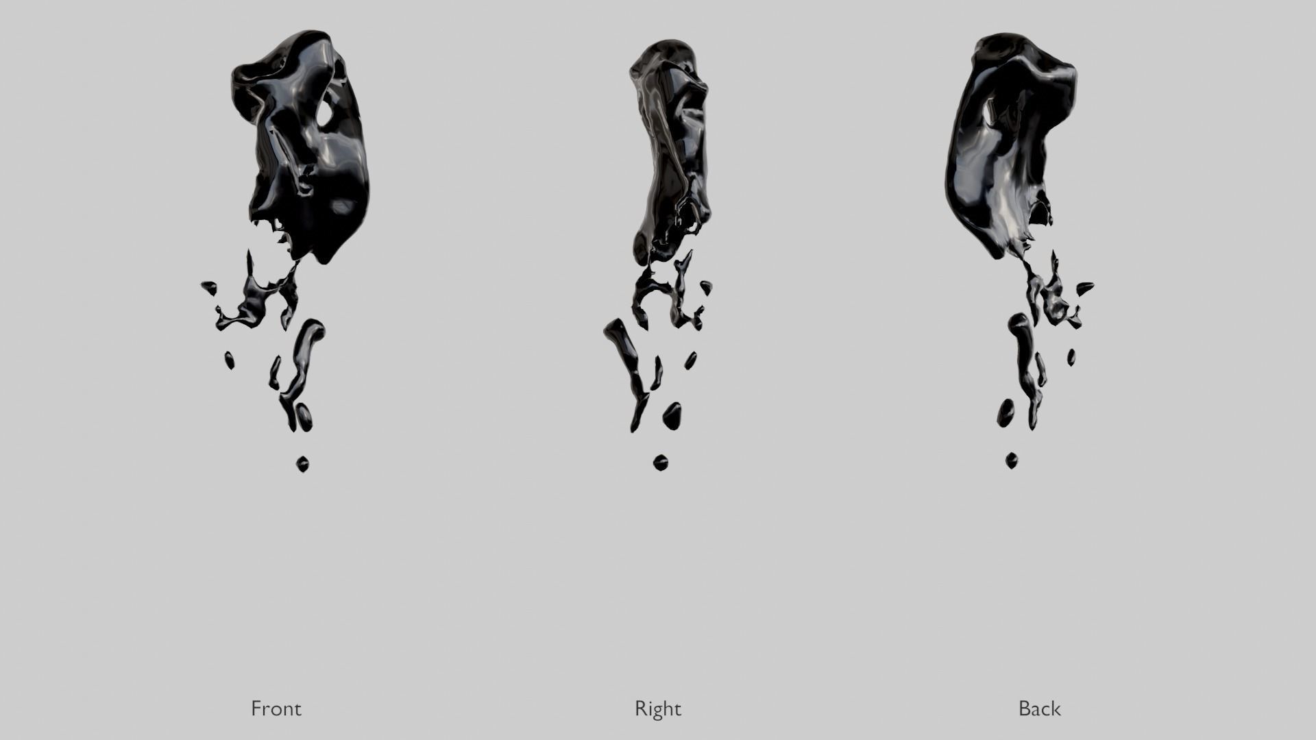 Liquid Drips Animation 3D model animated | CGTrader