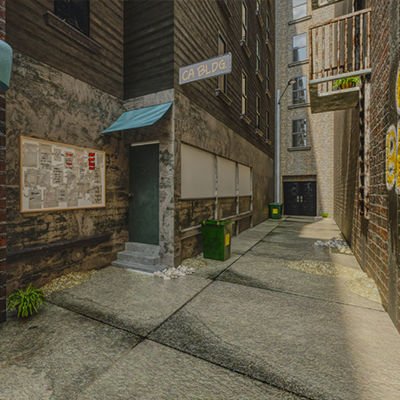 Simple Street Way 3D model | CGTrader