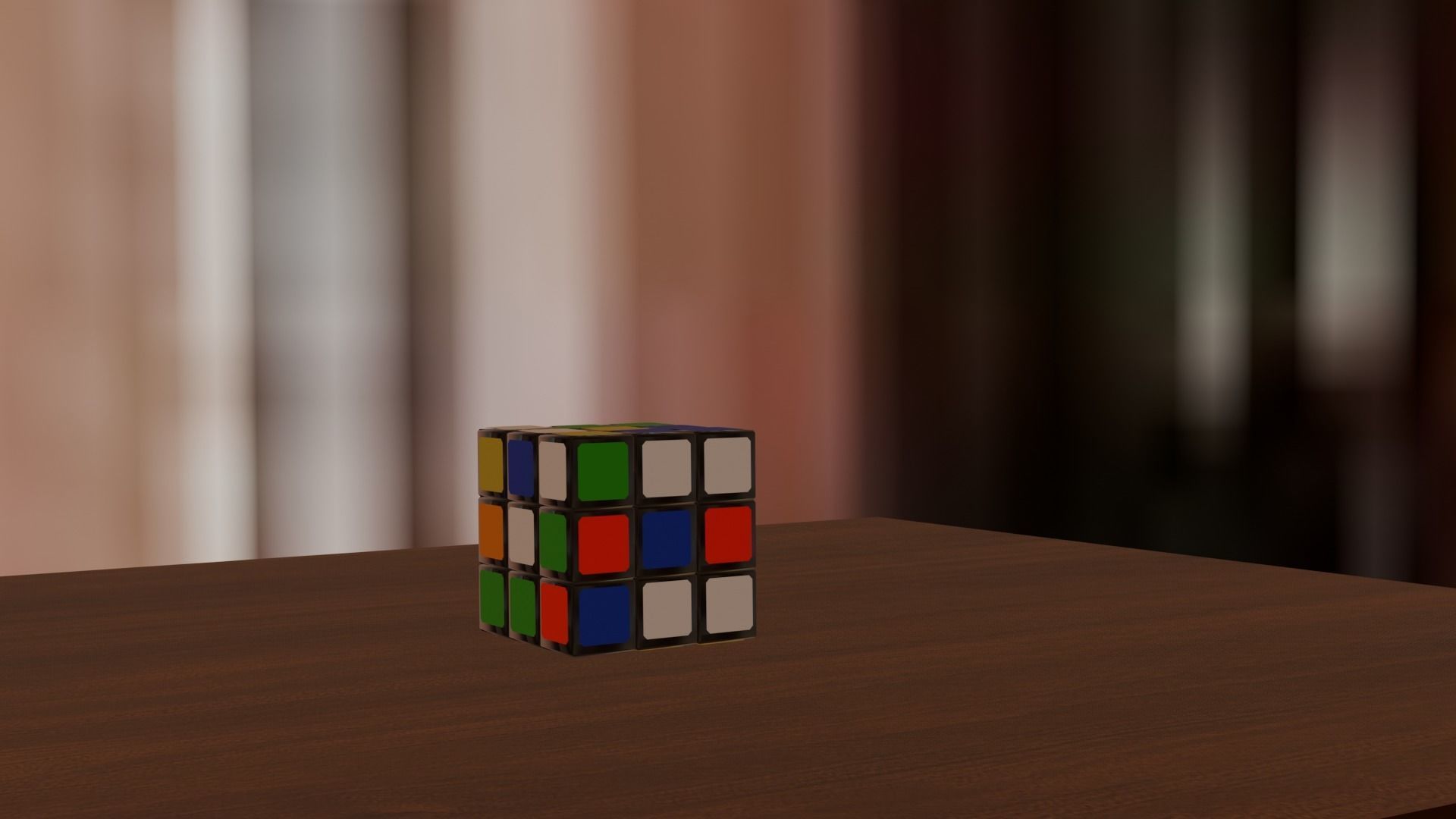 RUBIKS CUBE AND CARTOON BIRDS AND 3D MODELS 3D model animated | CGTrader