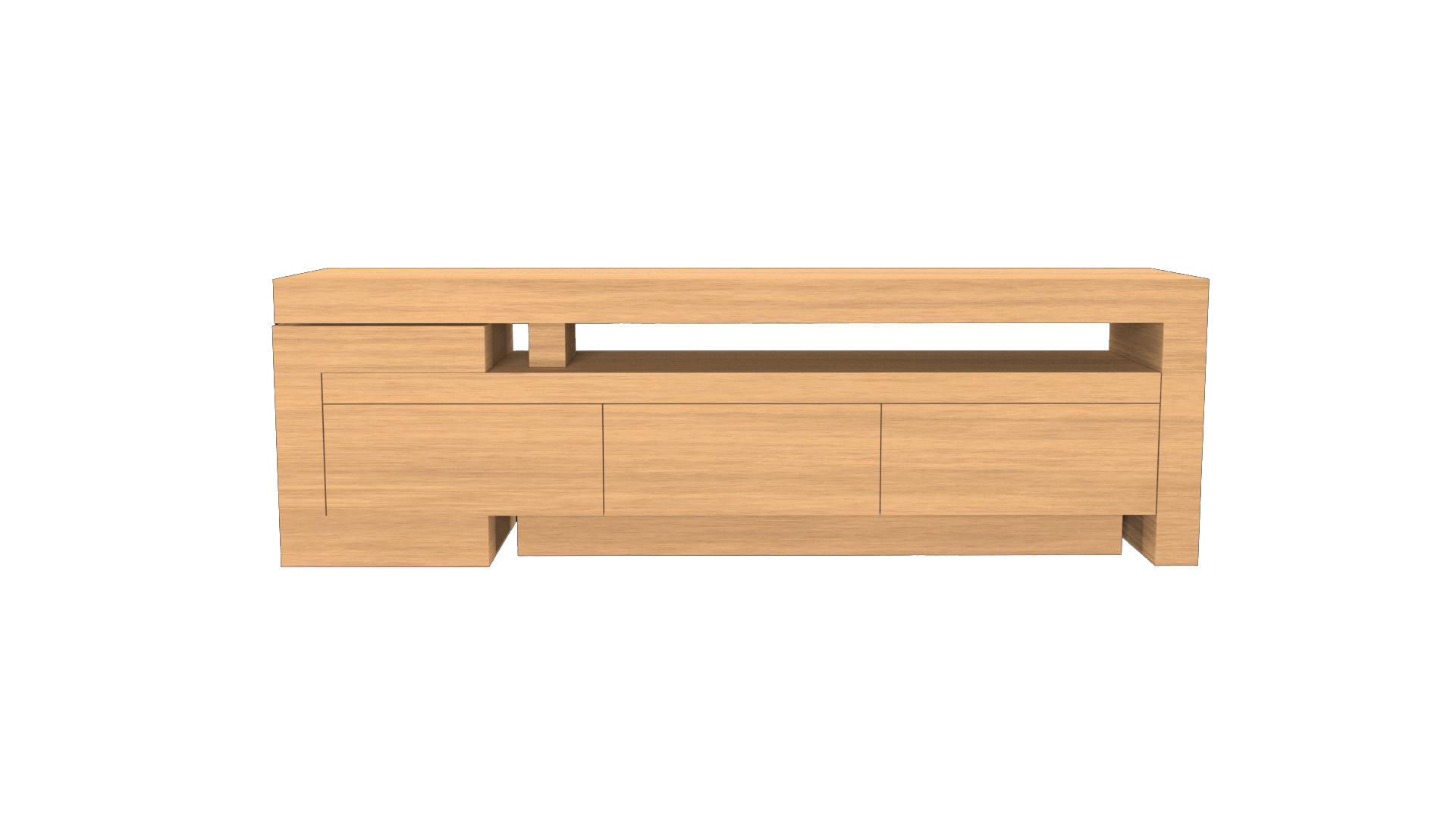 TV table free 3D model | CGTrader