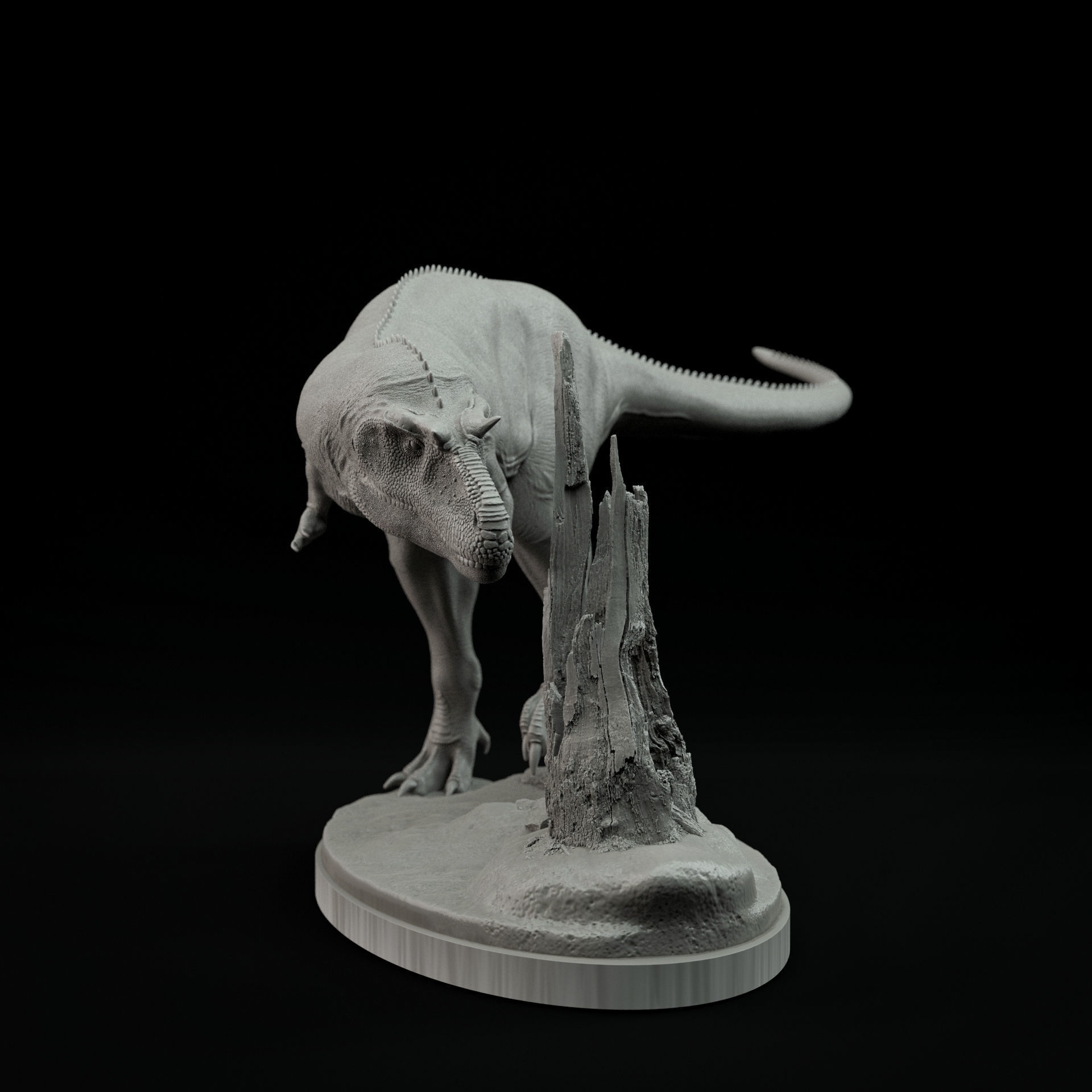 Gorgosaurus exploring 1-35 scale pre-supported 3D model 3D printable ...