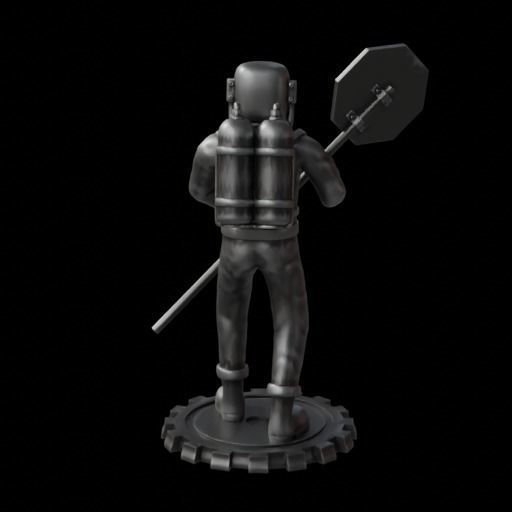 Lethal Company - Employees with melee weapons free 3D model 3D ...