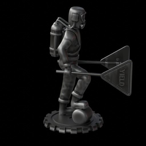 Lethal Company - Employees with melee weapons free 3D model 3D ...