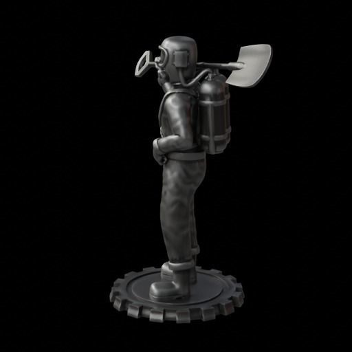 Lethal Company - Employees with melee weapons free 3D model 3D ...