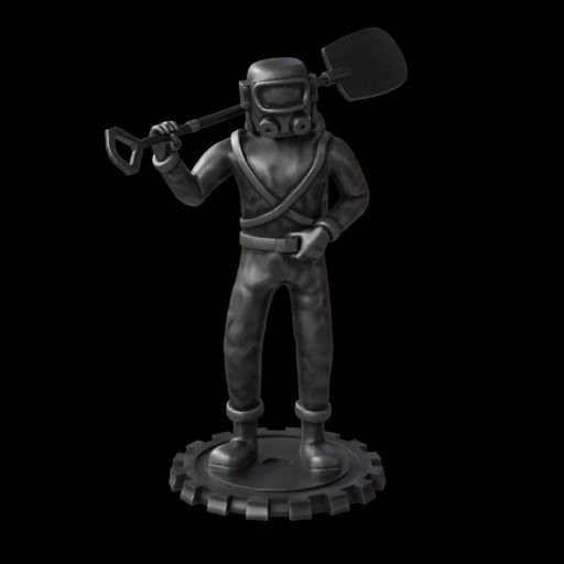 Lethal Company - Employees with melee weapons free 3D model 3D ...