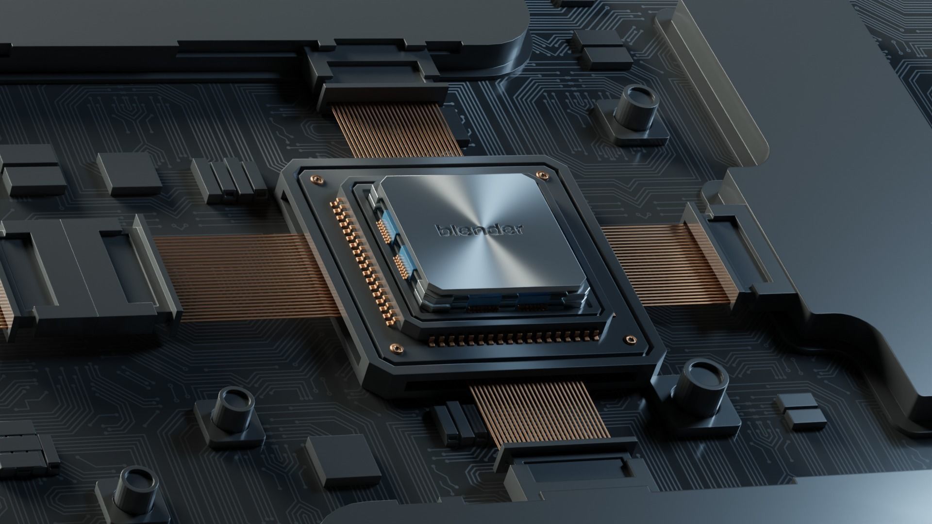 Circuit Board Animation Highpoly 3D model animated | CGTrader