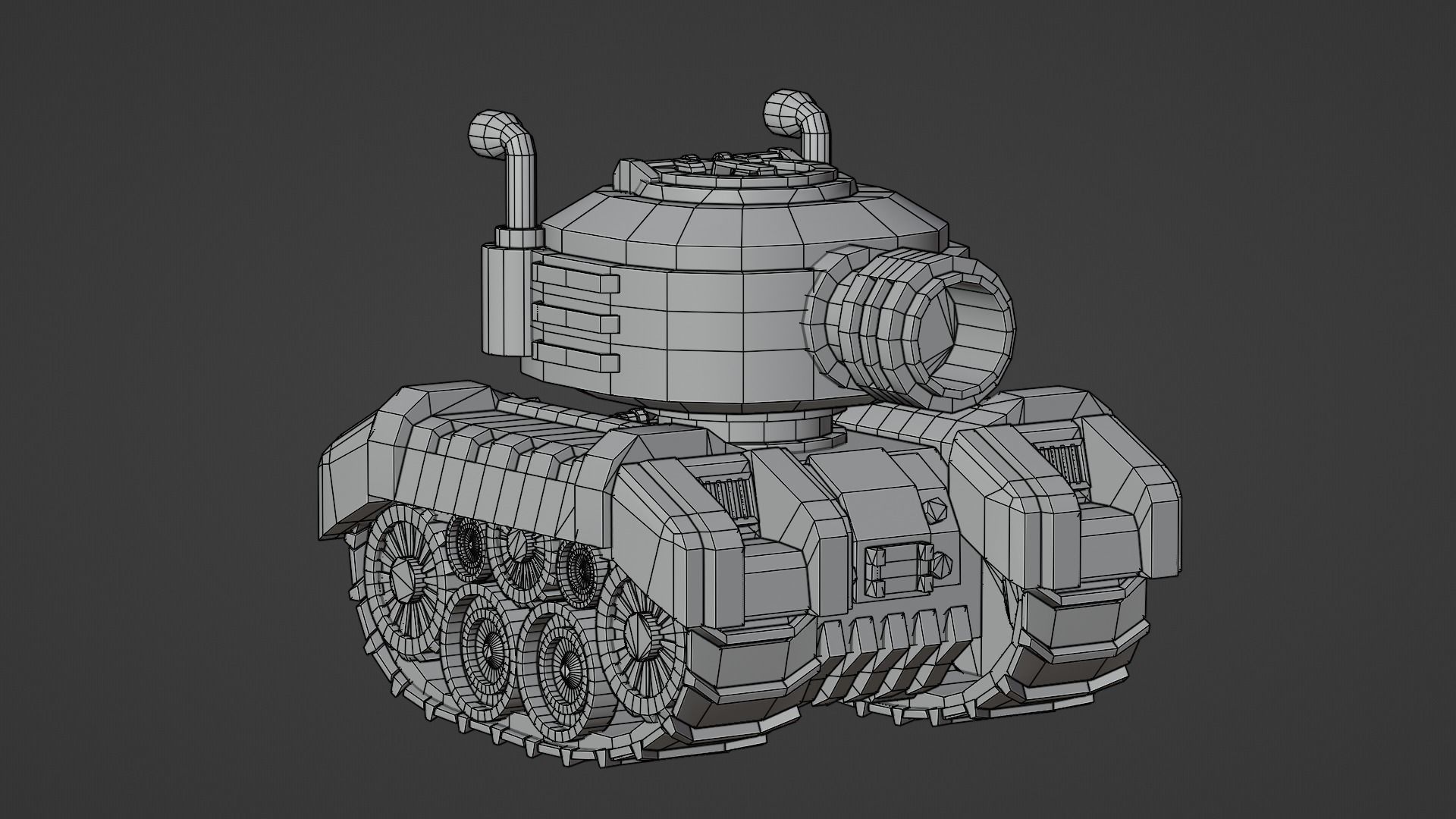 3D model Stylized Mini Tank VR / AR / low-poly | CGTrader