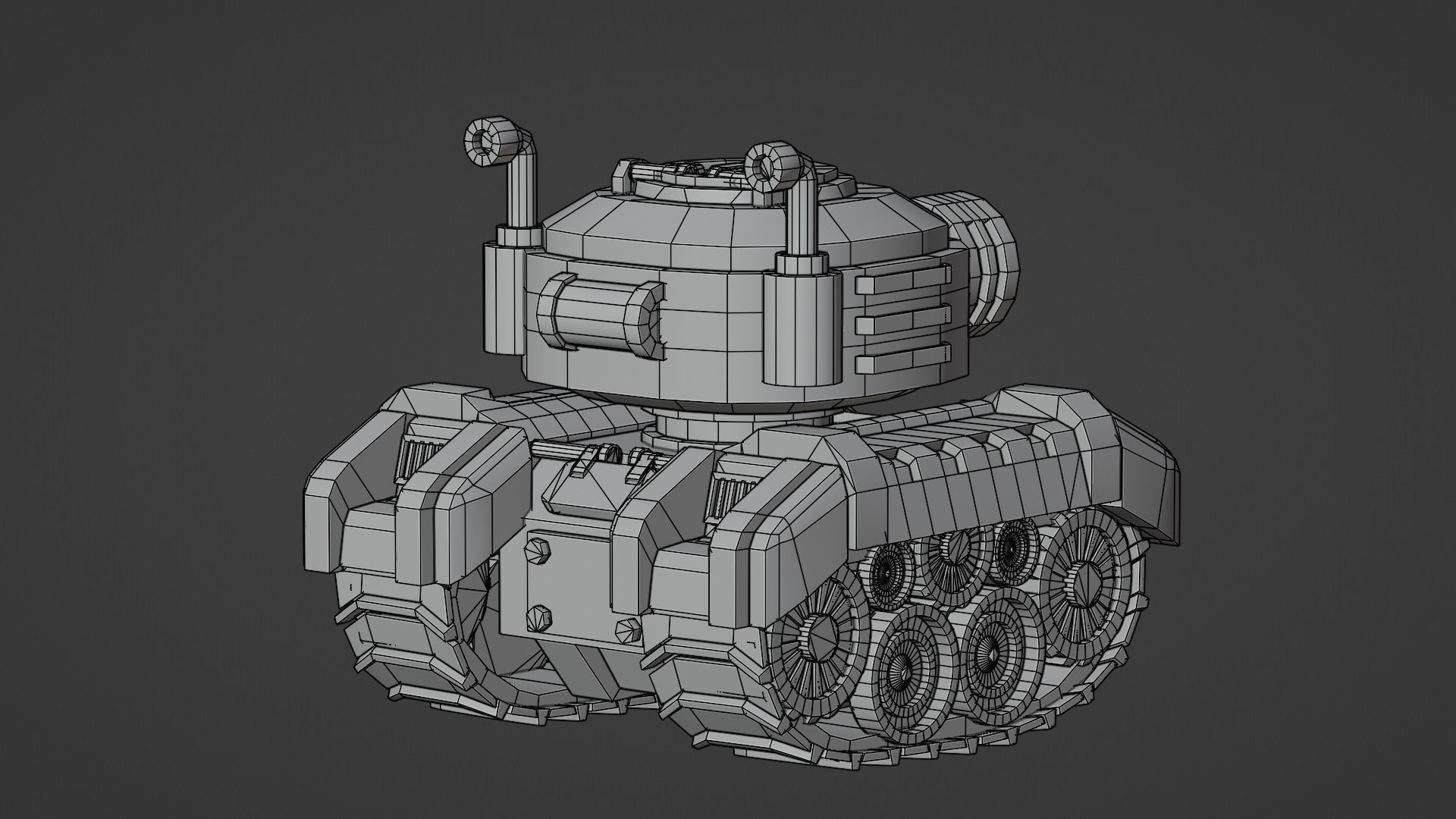 3D model Stylized Mini Tank VR / AR / low-poly | CGTrader