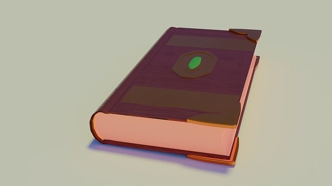 Magic book free 3D model | CGTrader