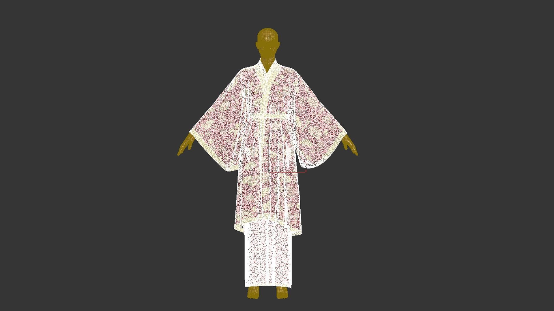 Clothes Set Traditional Chinese Dress Collection 3D model | CGTrader