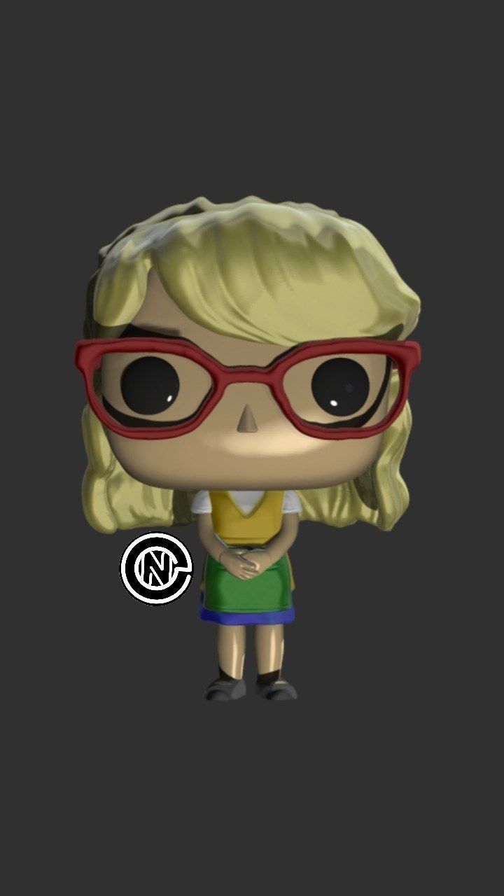 BERNADETTE ROSTENKOWSKI FUNKO POP - THE BIG BANG THEORY 3D model 3D ...