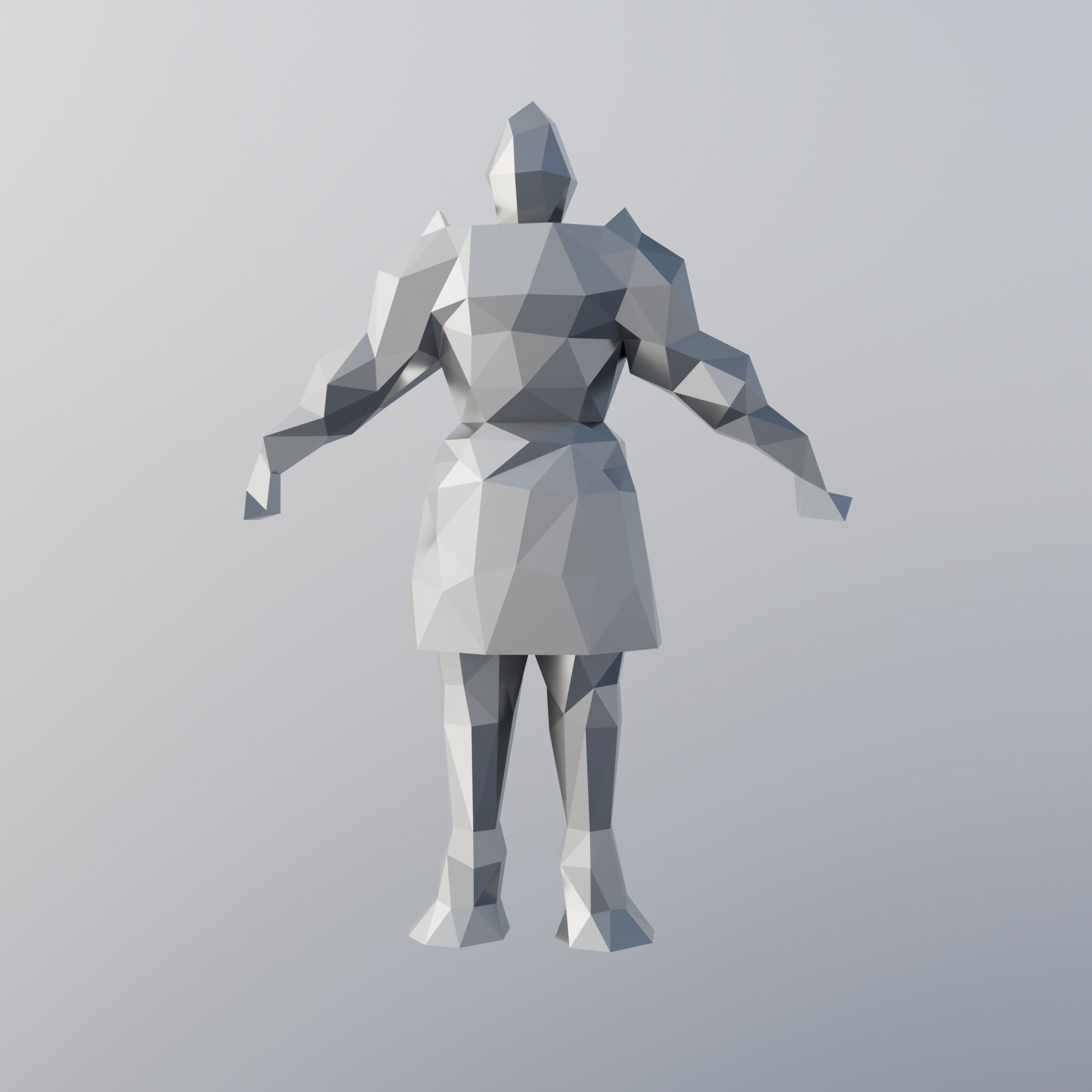 3D model Polyknight VR / AR / low-poly | CGTrader