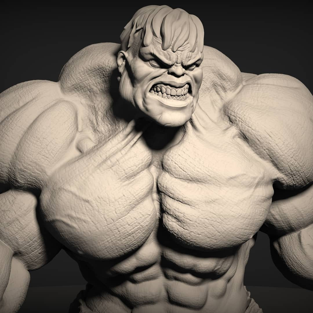 Hulk Marvel 3D Model Ready to Print 3D model 3D printable | CGTrader
