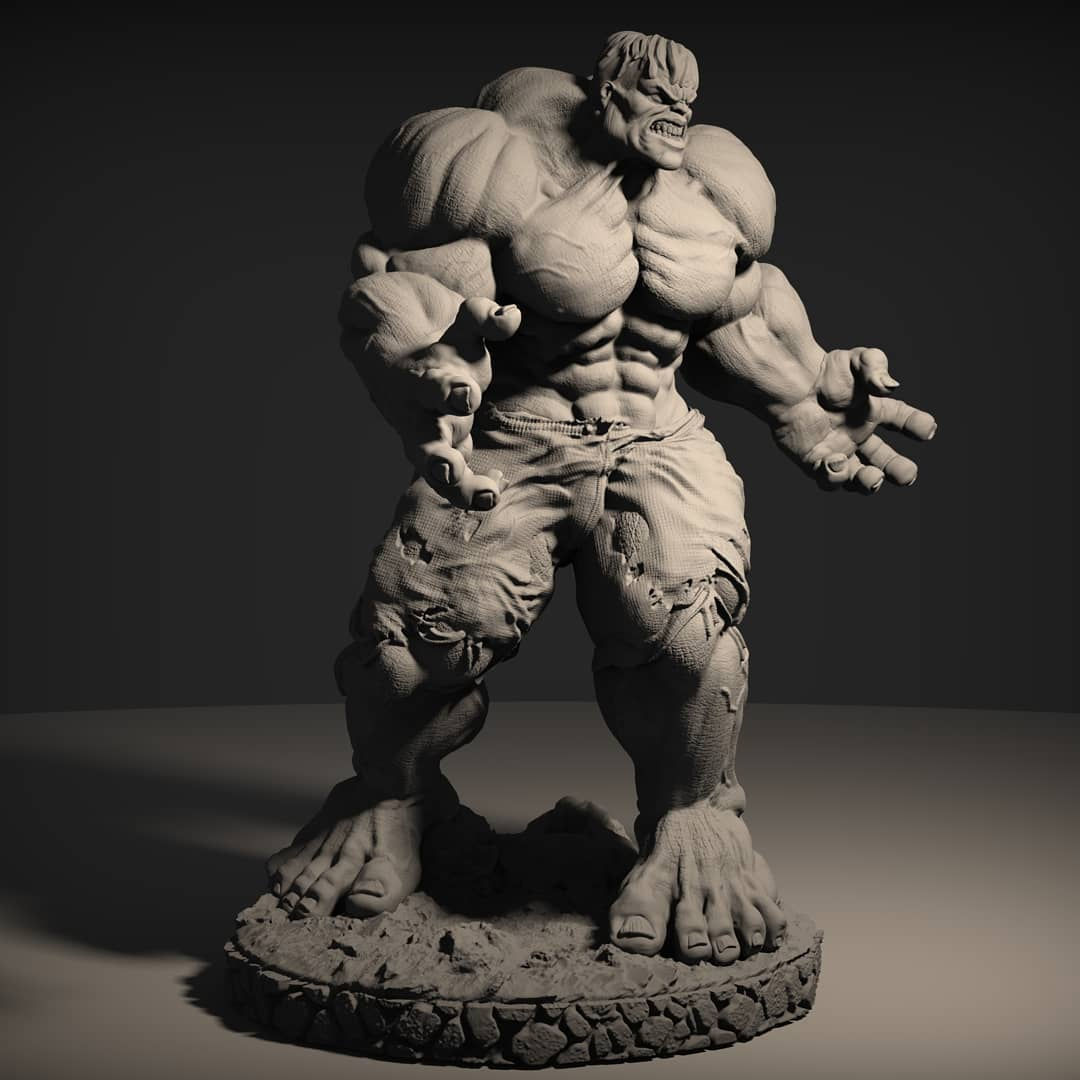 Hulk Marvel 3D Model Ready to Print 3D model 3D printable | CGTrader