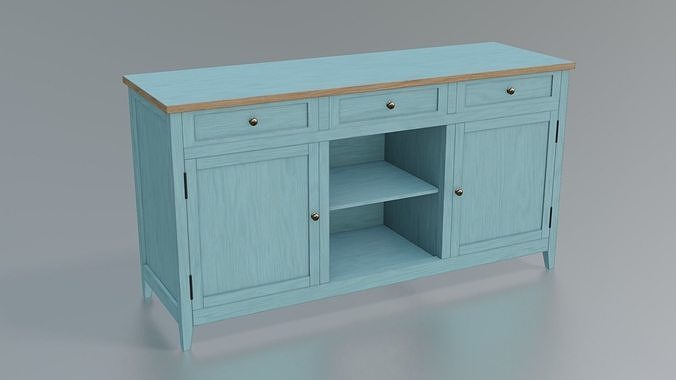 3D model Furniture TV Stands Coastal VR / AR / low-poly | CGTrader