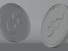 Flow Coin 3D Model 3D model | CGTrader