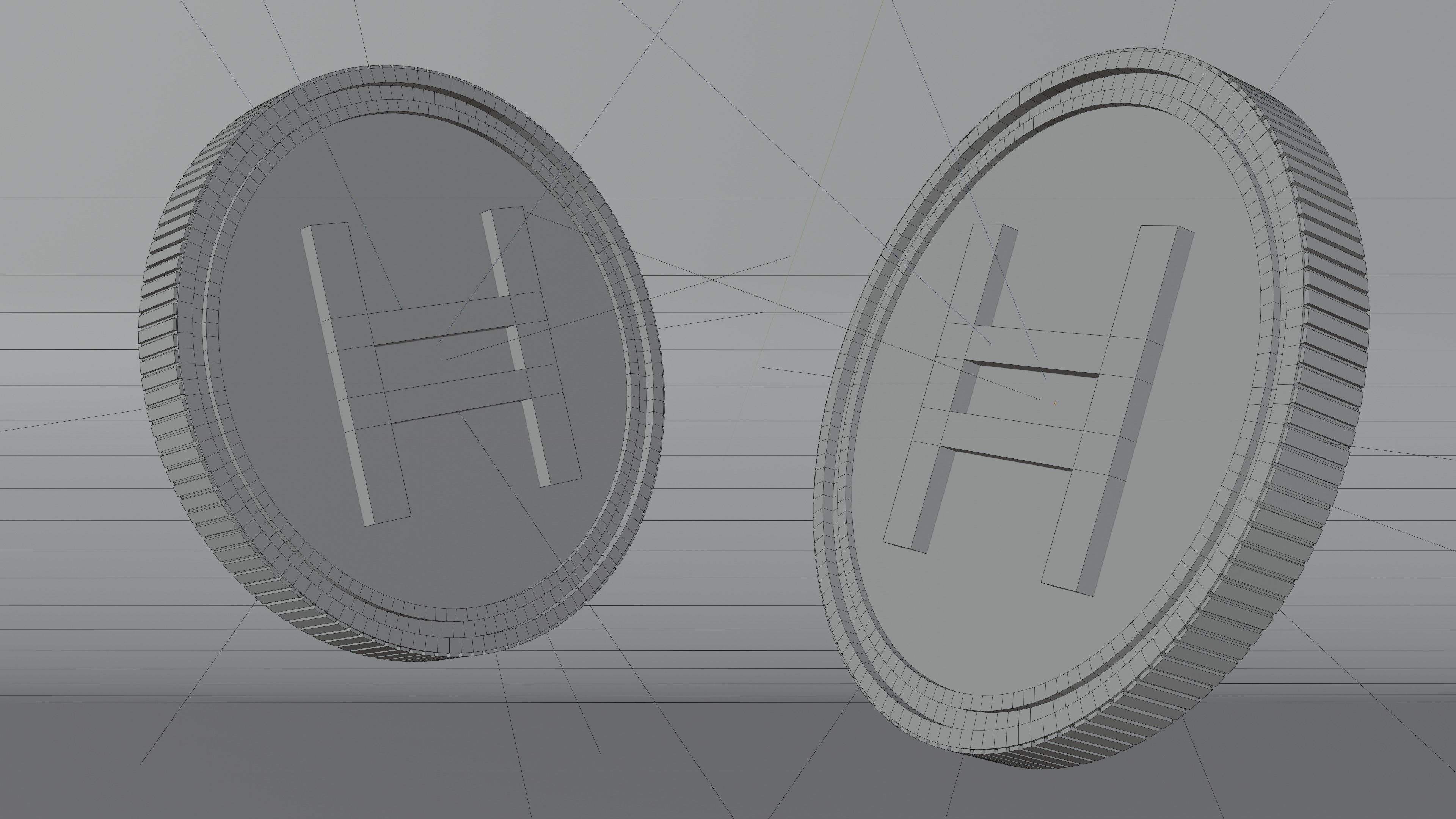Hedera Coin 3D Model 3D model | CGTrader