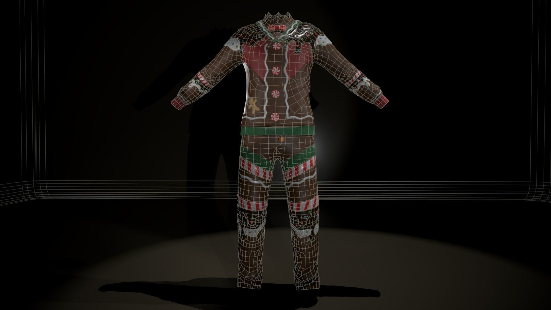 3D model cookie costume VR / AR / low-poly | CGTrader