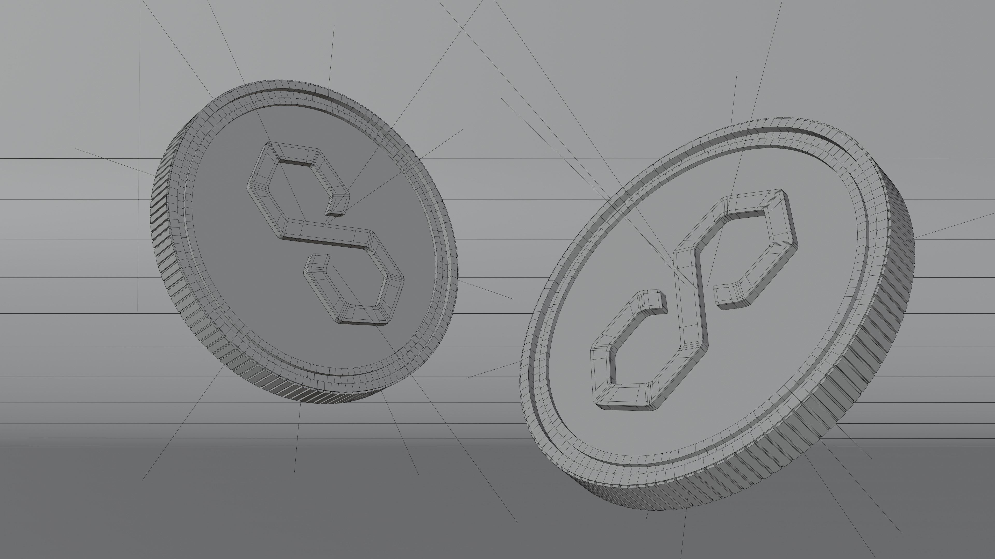 Polygon Coin 3D Model 3D model | CGTrader