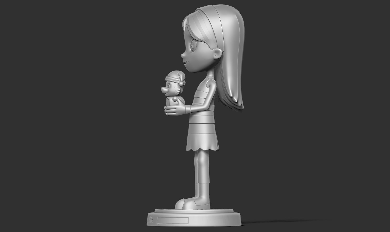 Katie - Paw Patrol Fanart 3D model 3D printable | CGTrader