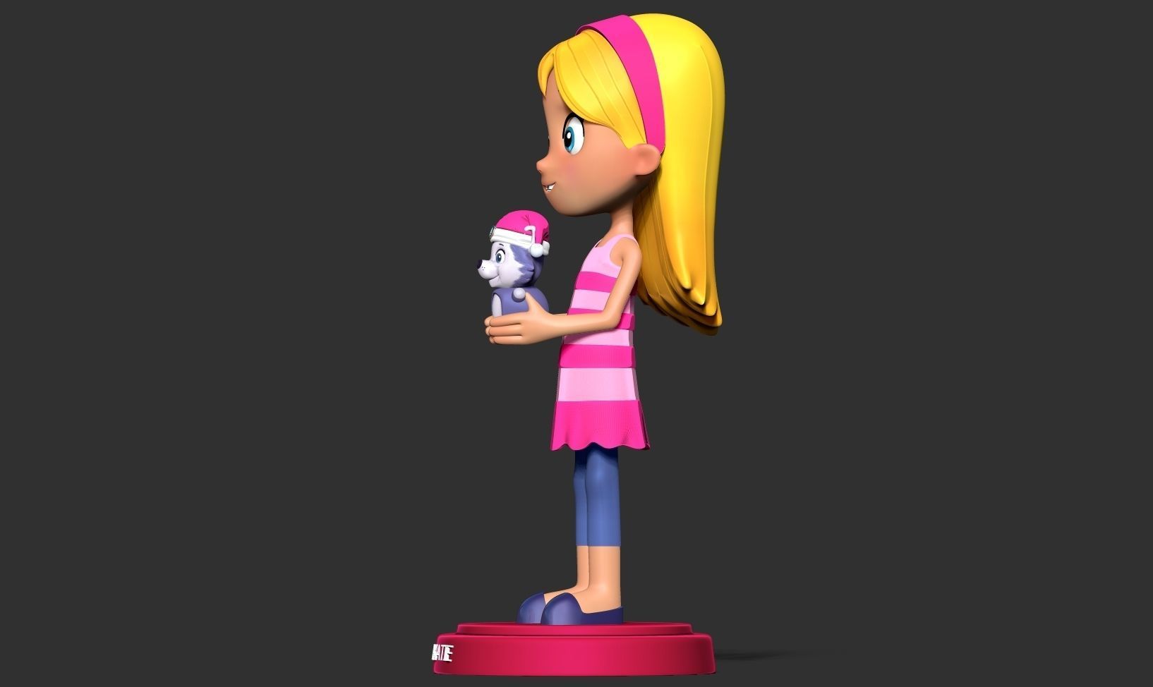 Katie - Paw Patrol Fanart 3D model 3D printable | CGTrader