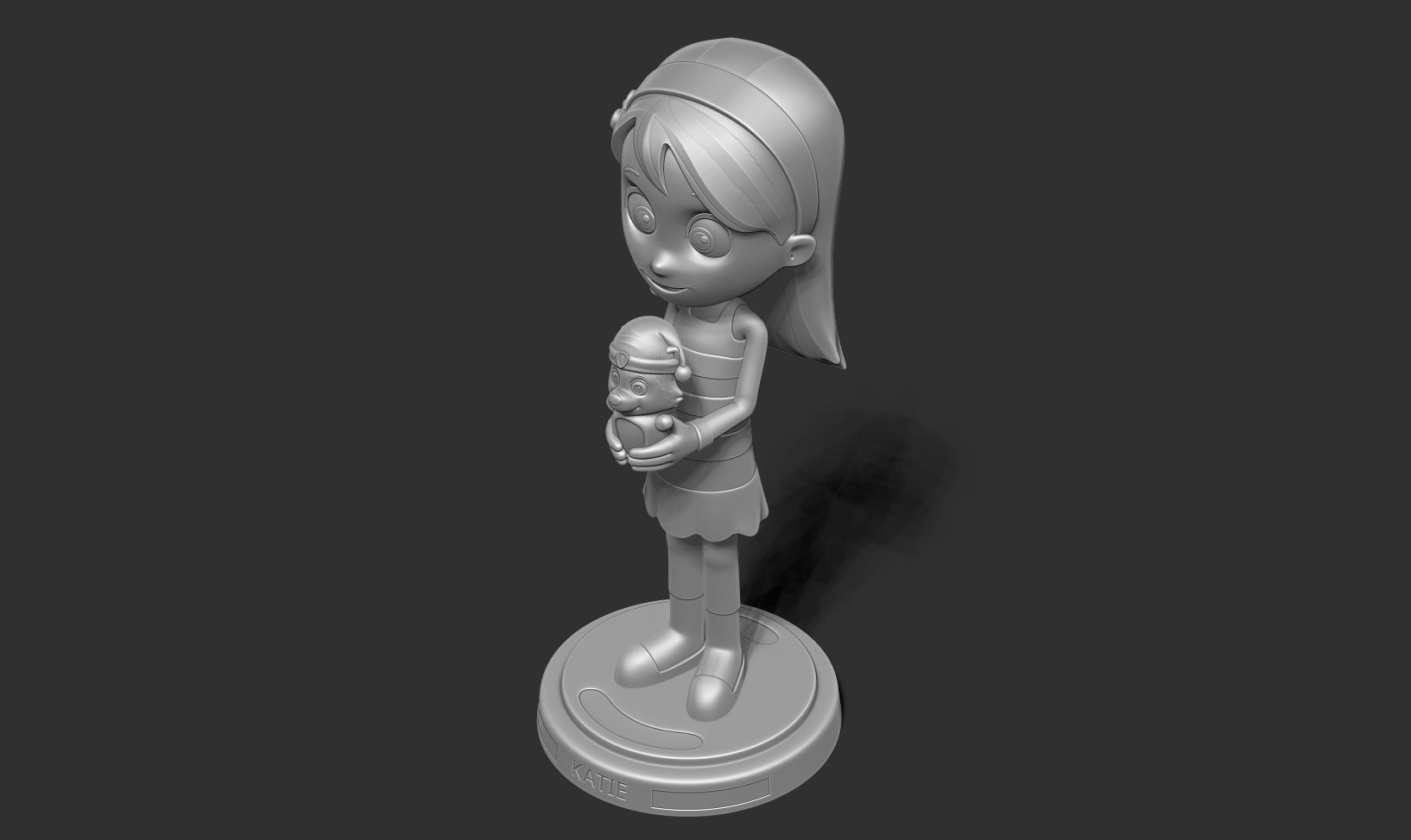 Katie - Paw Patrol Fanart 3D model 3D printable | CGTrader