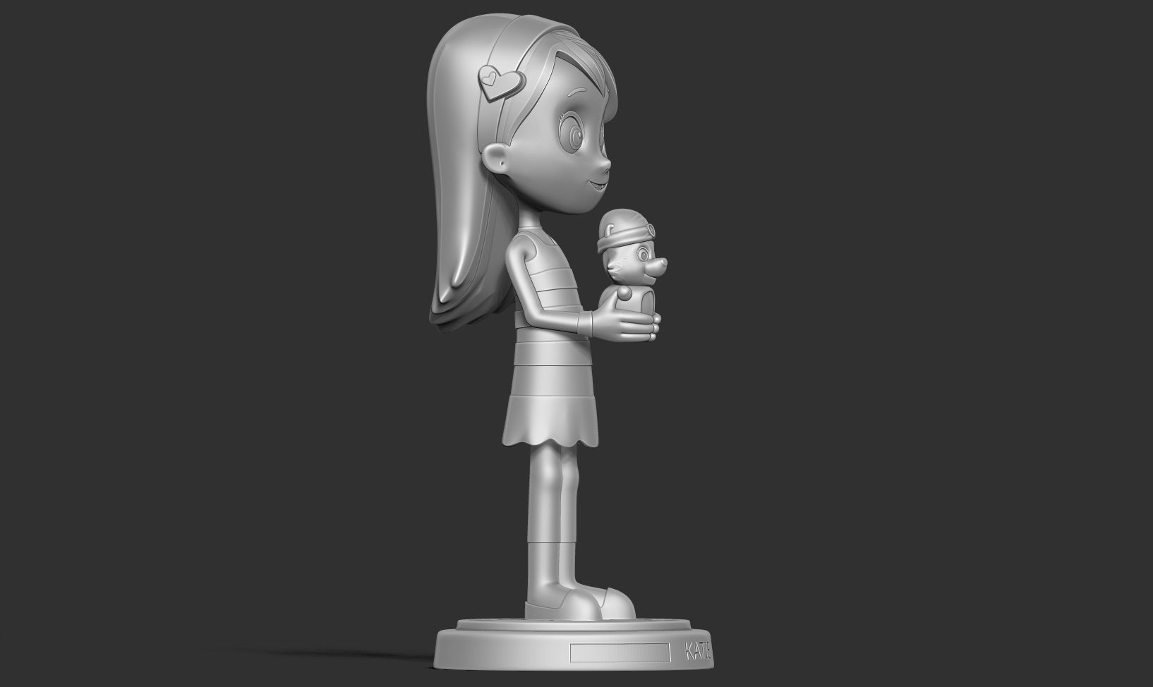 Katie Paw Patrol Fanart 3d Model 3d Printable Cgtrader